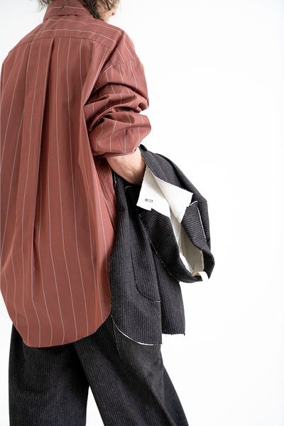 Wright + Doyle - Beaduc Shirt - Pompeian Stripe – Scarlet Jones