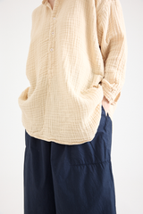 Metta - Coal Miner's Shirt - Triple Gauze Cotton – Scarlet Jones