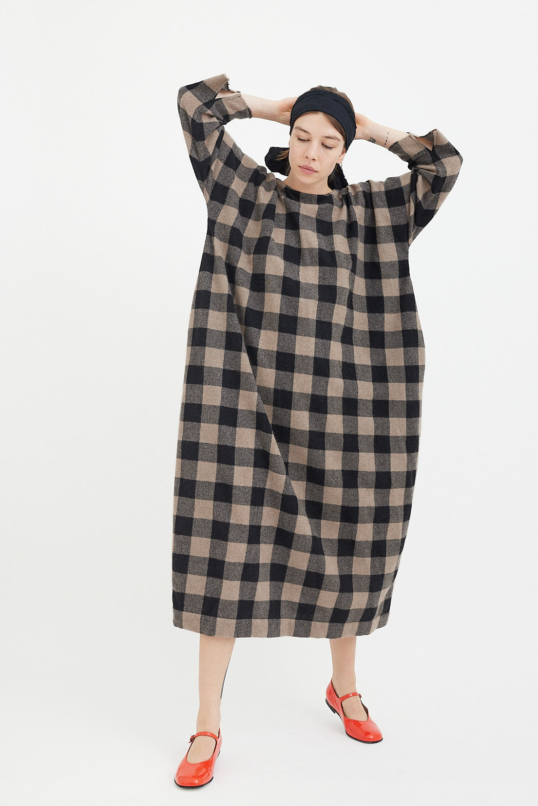 Daniela Gregis - Dress Luciana - Brown Black Check – Scarlet Jones
