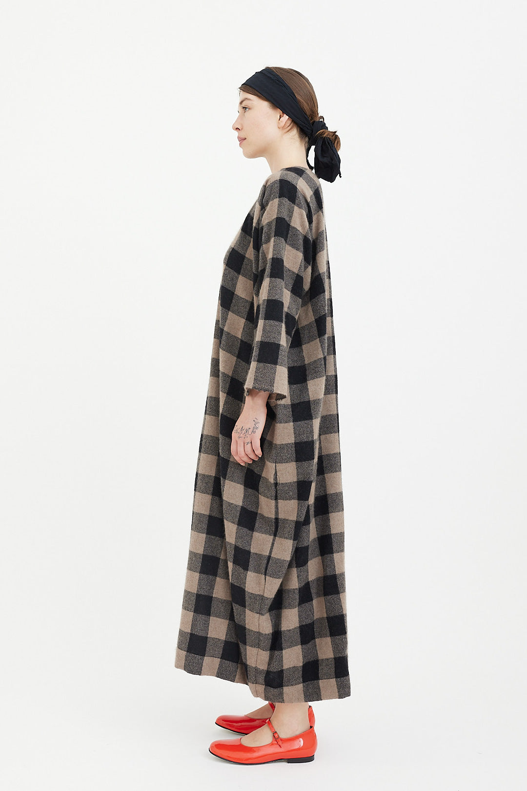 Daniela Gregis - Dress Luciana - Brown Black Check – Scarlet Jones