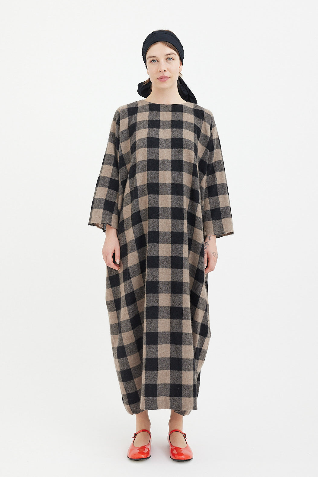 Daniela Gregis - Dress Luciana - Brown Black Check – Scarlet Jones